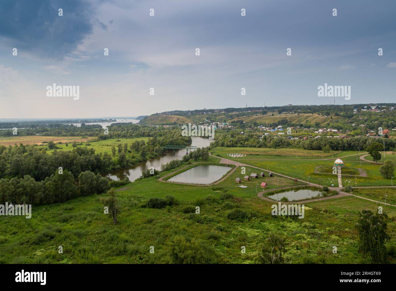 The famous Shishkin ponds in Yelabuga. Tatarstan Stock Photo - Alamy
