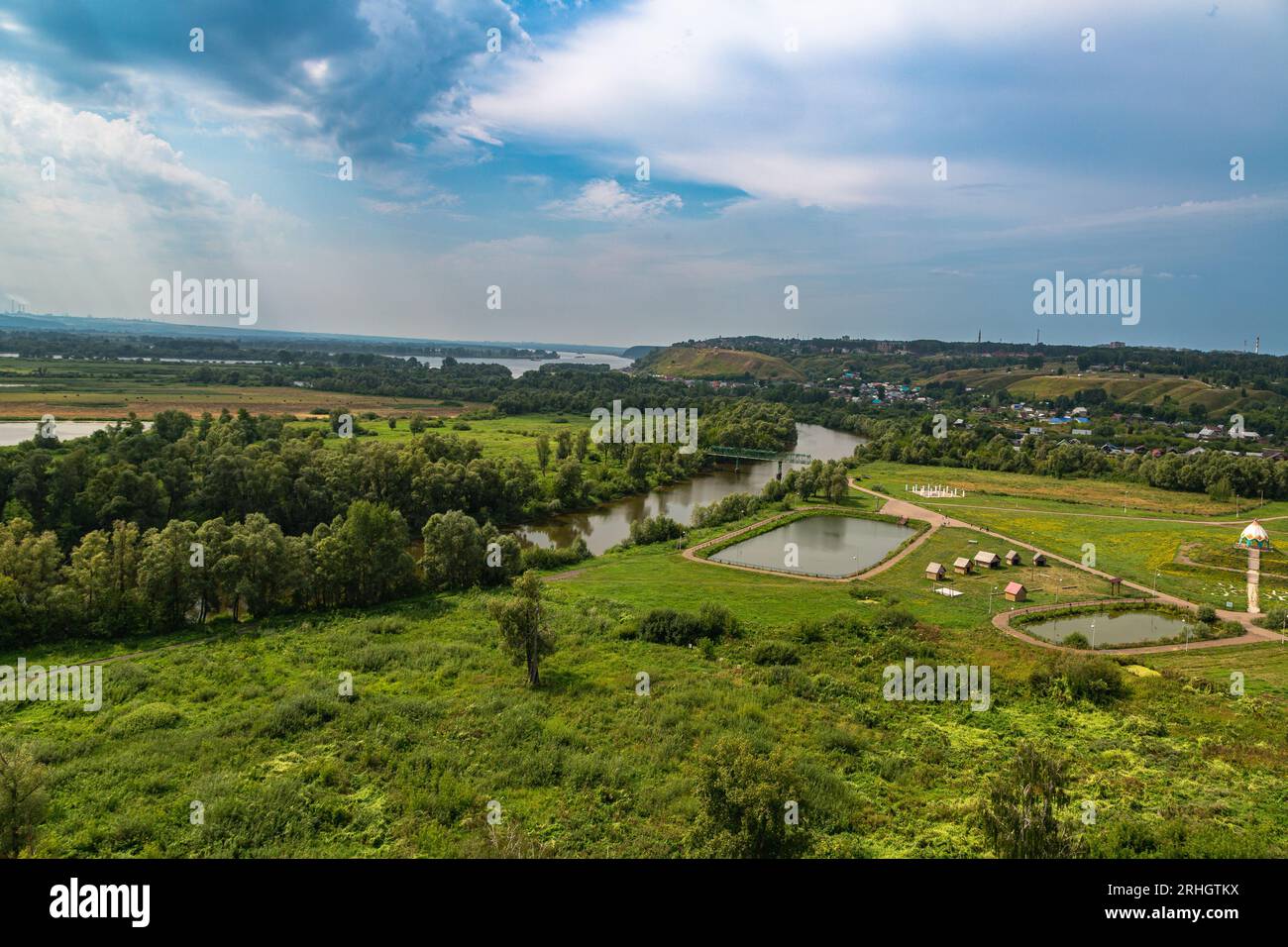 The famous Shishkin ponds in Yelabuga. Tatarstan Stock Photo - Alamy
