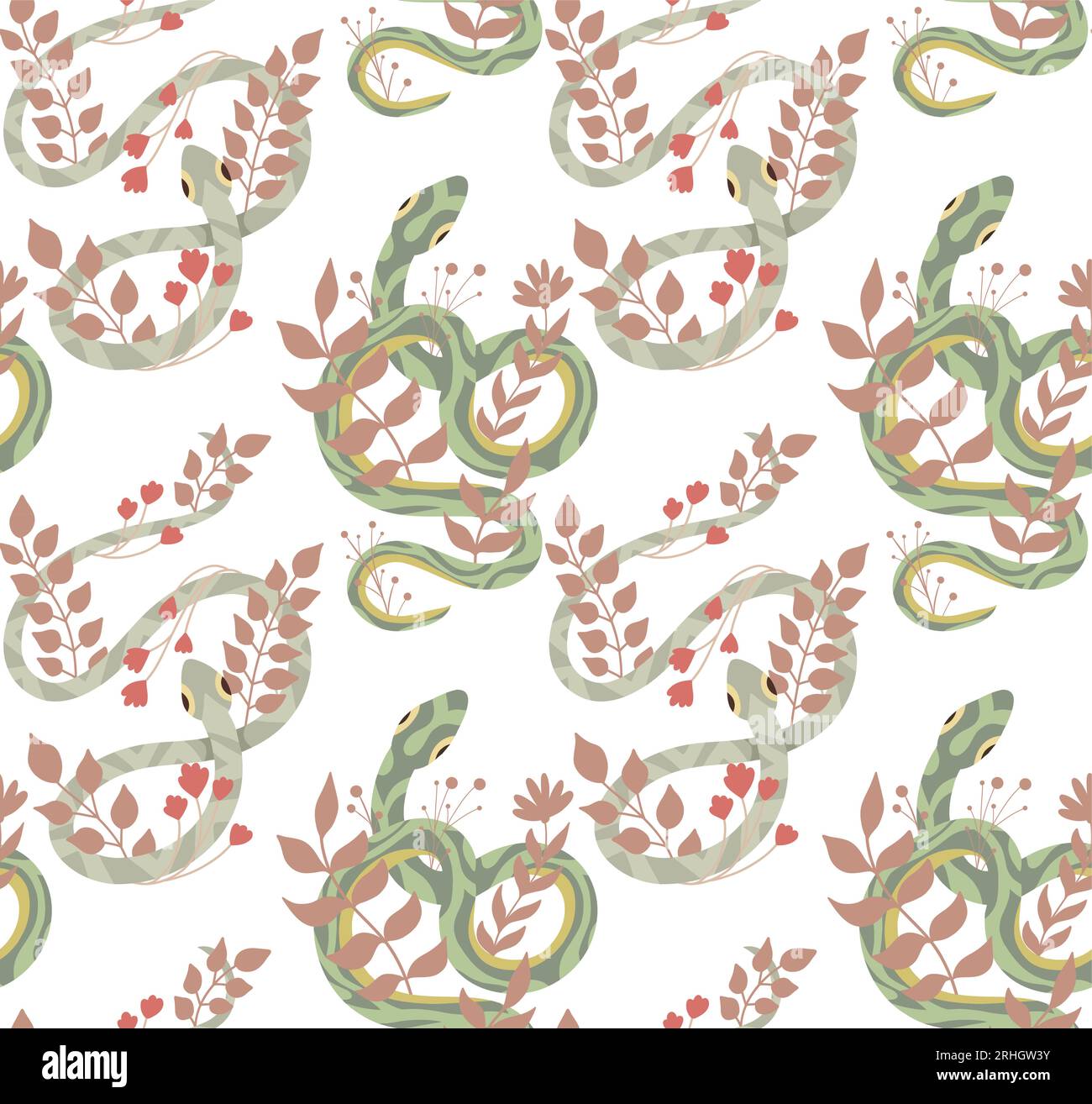 Serpents garden Stock Vector Images - Alamy