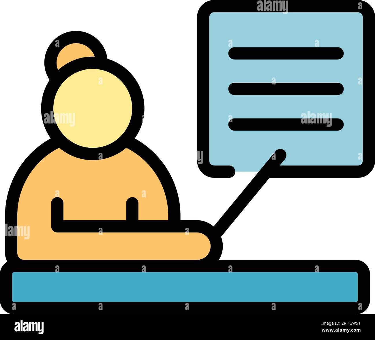 Ballet teacher and student Stock Vector Images - Alamy