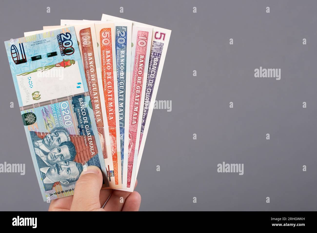 Guatemala quetzal currency note hi-res stock photography and images - Alamy