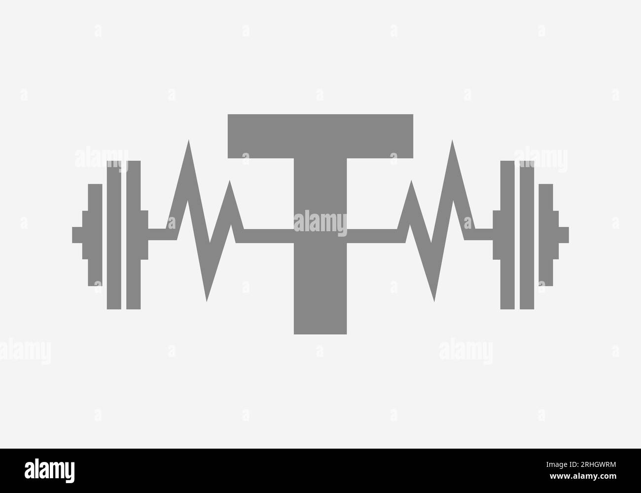 Letter T Fitness Gym Logo. Fitness Logotype Symbol Stock Vector Image ...