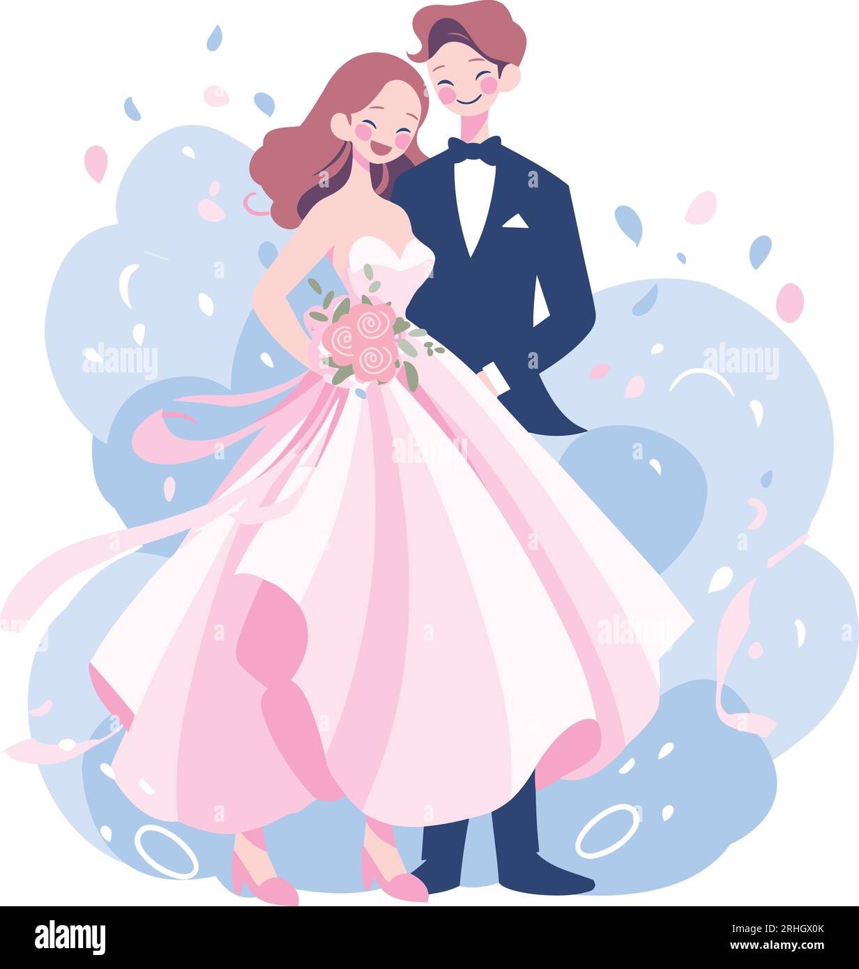 Funny wedding dresses Stock Vector Images - Alamy