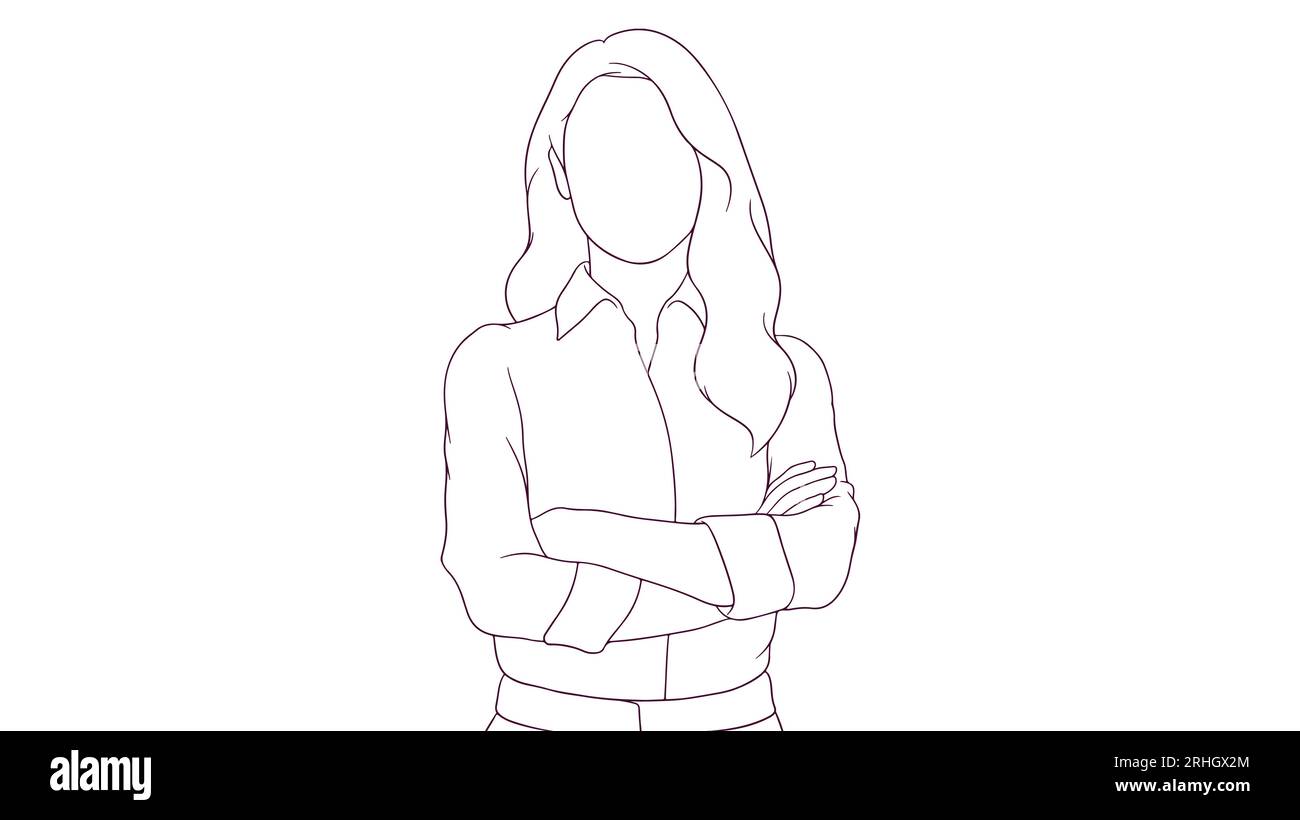 Arms Crossed Drawing Pose