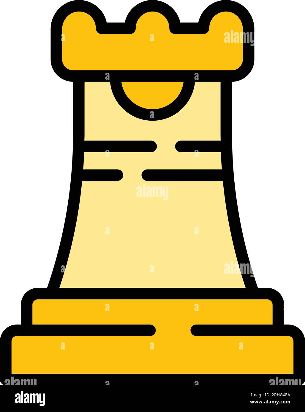 Tower reduction icon outline vector. Stress mind. Soul meditate color ...