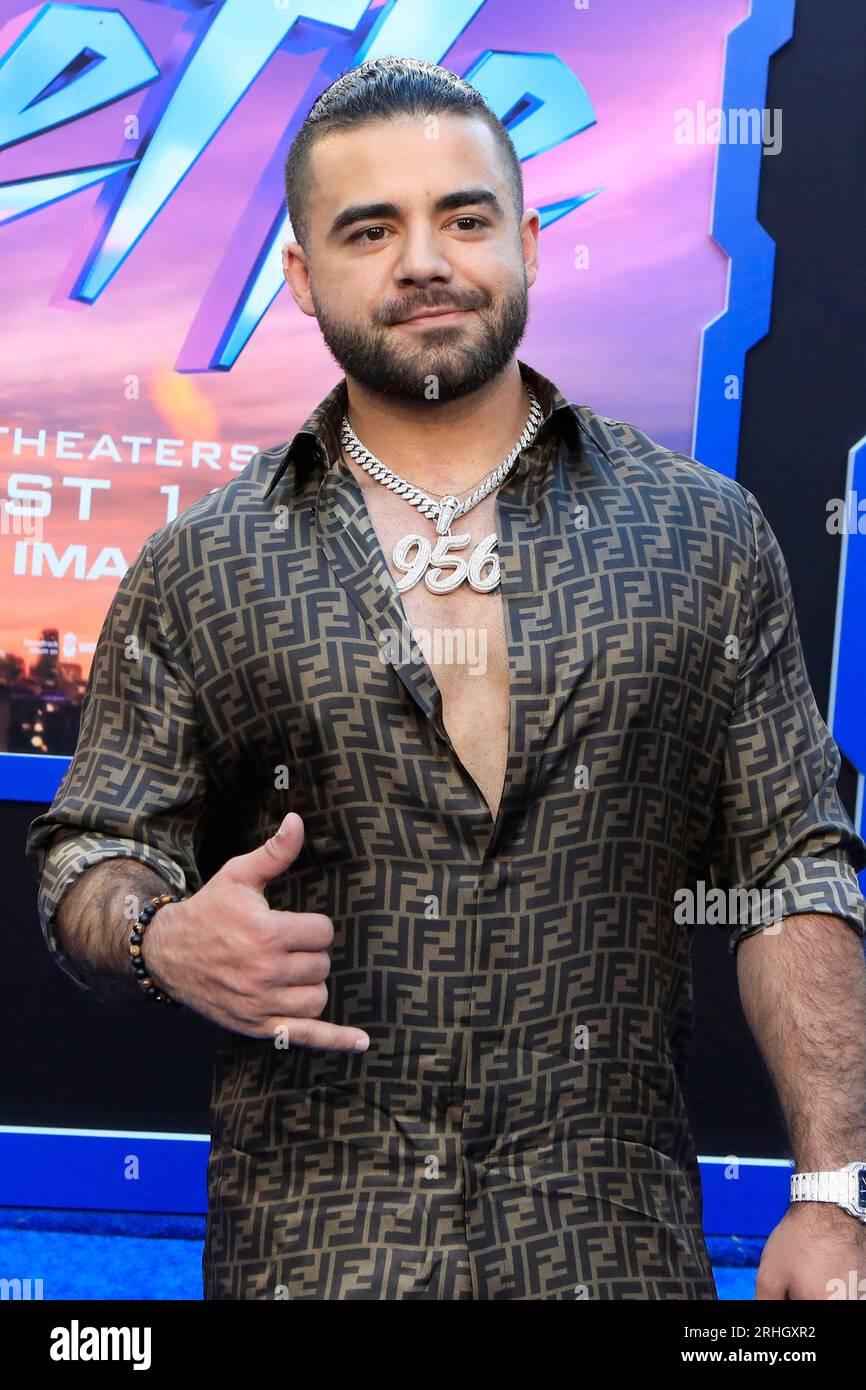 LOS ANGELES - AUG 15: Steven Franz at Blue Beetle Los Angeles Premiere ...