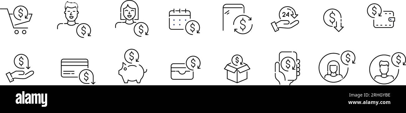 Set of rewards customer loyalty program icons. Card, shopping, app ...