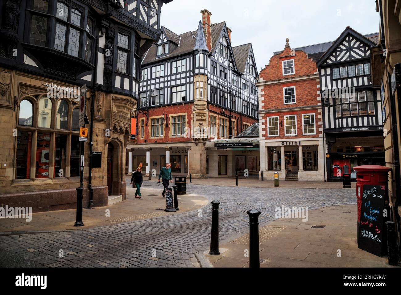 CHESTER, GREAT BRITAIN - SEPTEMBER 14, 2014: These are the historic ...