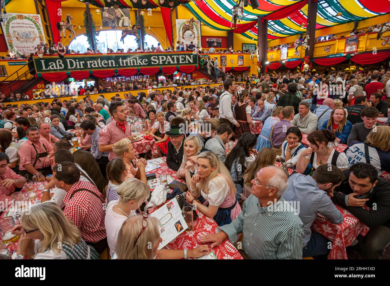 Munich, Oktoberfest at Hippodrom Stock Photo - Alamy