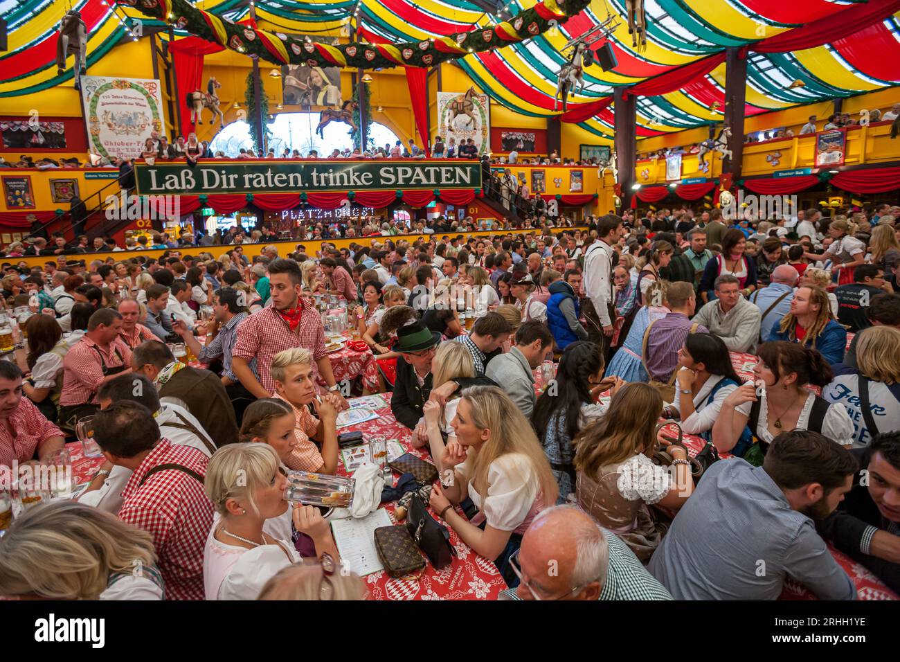 Munich, Oktoberfest at Hippodrom Stock Photo - Alamy