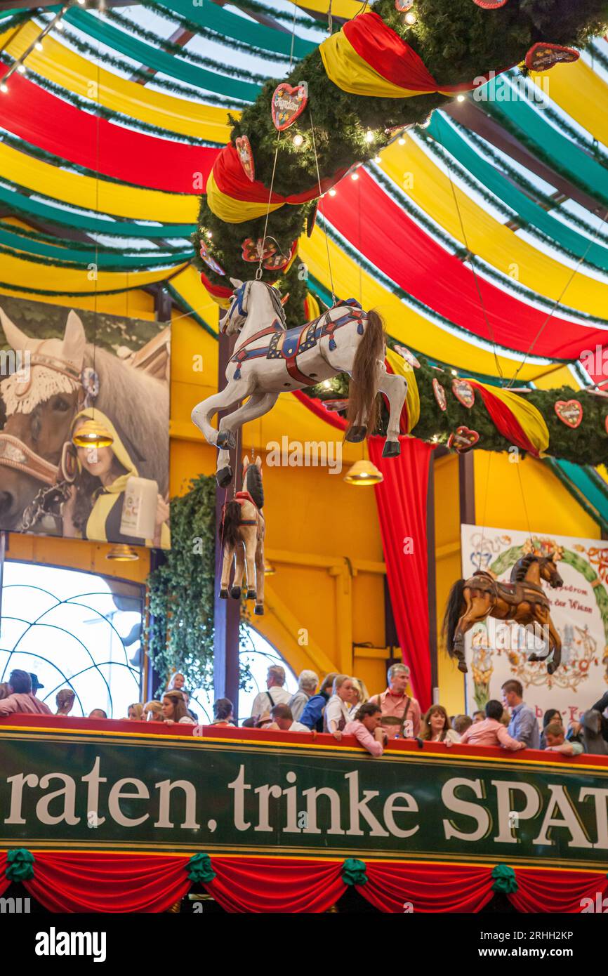 Munich, Oktoberfest at Hippodrom Stock Photo - Alamy