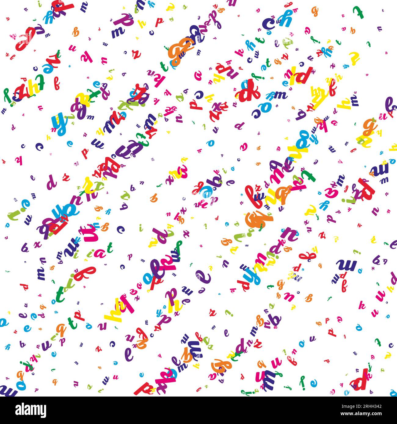 Floating letters Stock Vector Images - Alamy