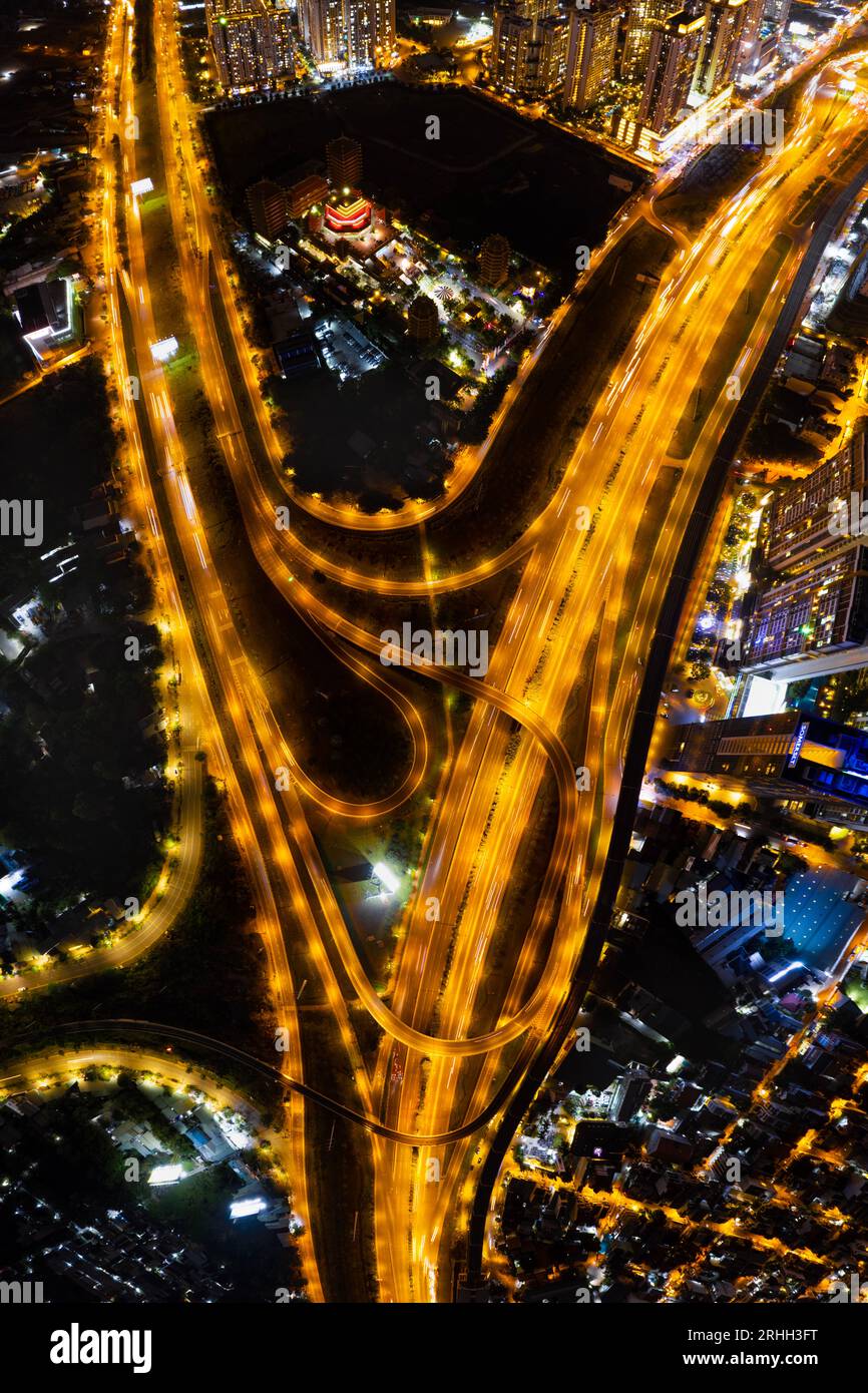 April 23, 2023: panoramic view of the eastern gateway of Ho Chi Minh ...