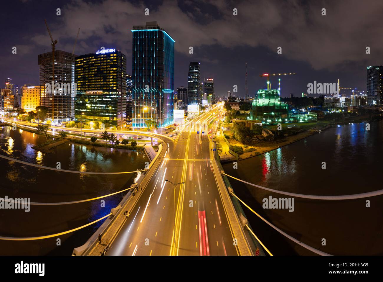 February 8, 2023: Ba Son Bridge connects District 2 and District 1 of ...