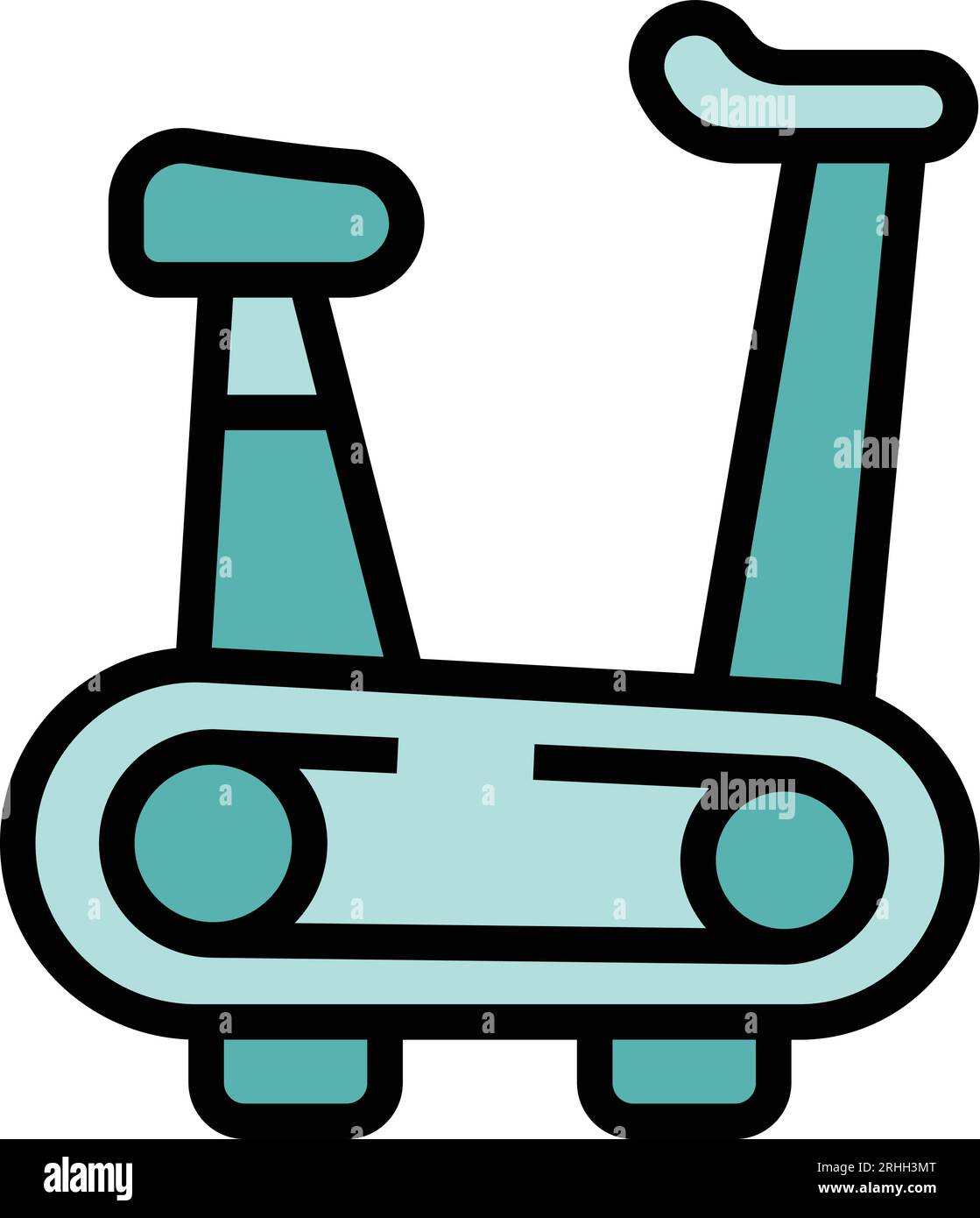 Exercise bike icon outline vector. Shoe interior. Seller shop color ...