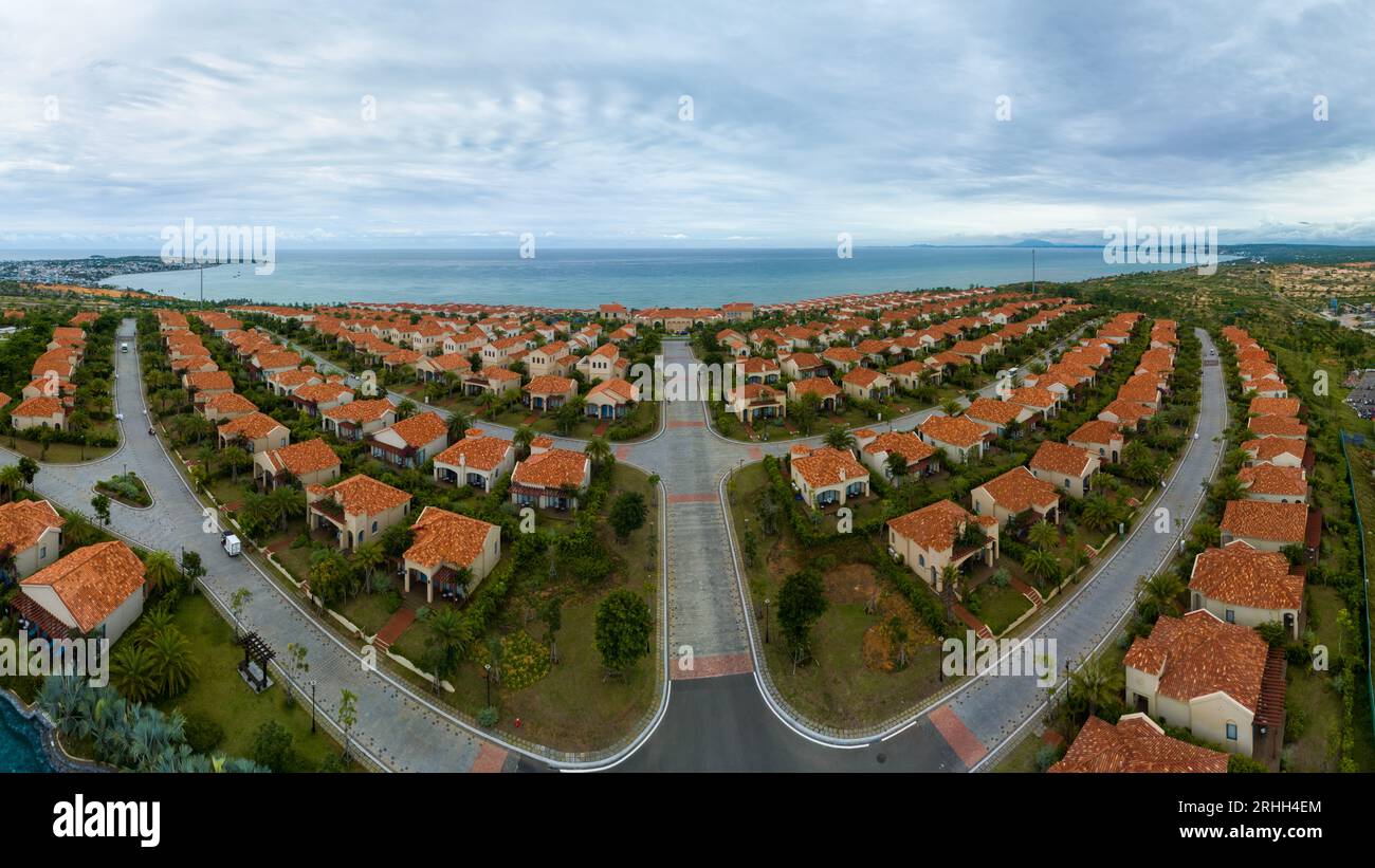 July 2, 2023: view of the 5-star centara mirage resort Mui Ne Phan ...
