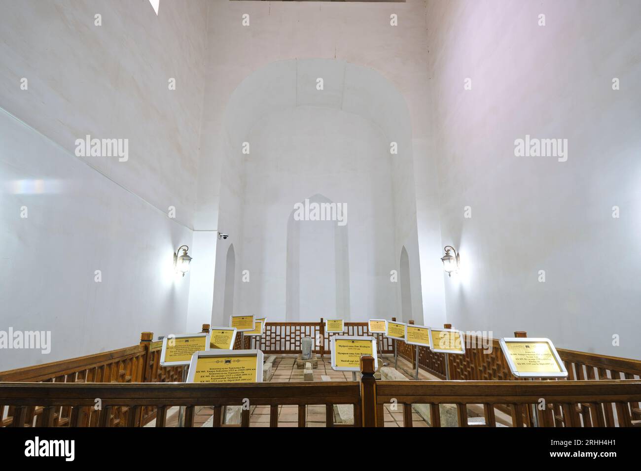 A small chamber room with many marked tombs. At the Timirud style, Silk ...