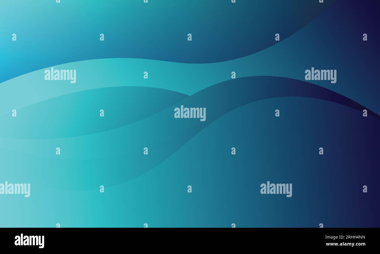 wavy dark blue color gradient abstract background Stock Vector Image ...