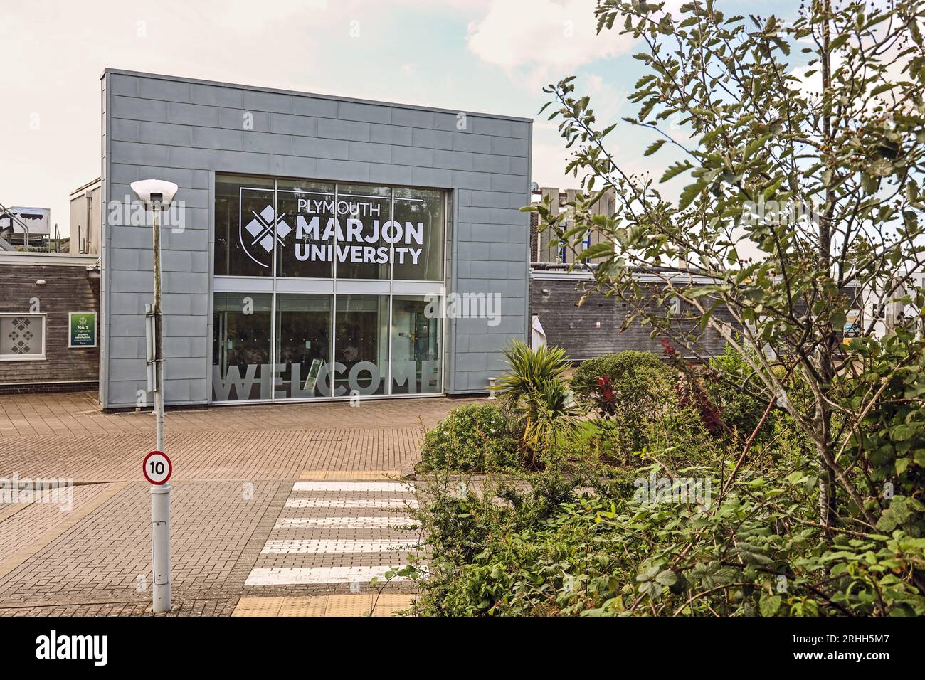 Entrance to Plymouth Marjon University Stock Photo - Alamy Entrance to Plymouth Marjon University Stock Photo - Alamy