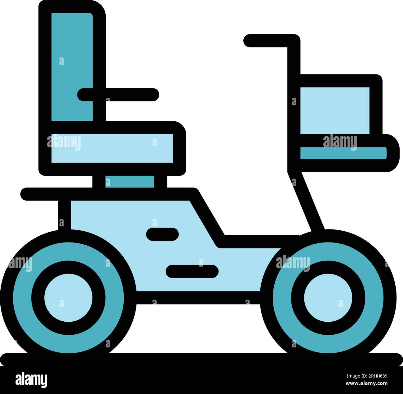 Powered chair Stock Vector Images - Alamy