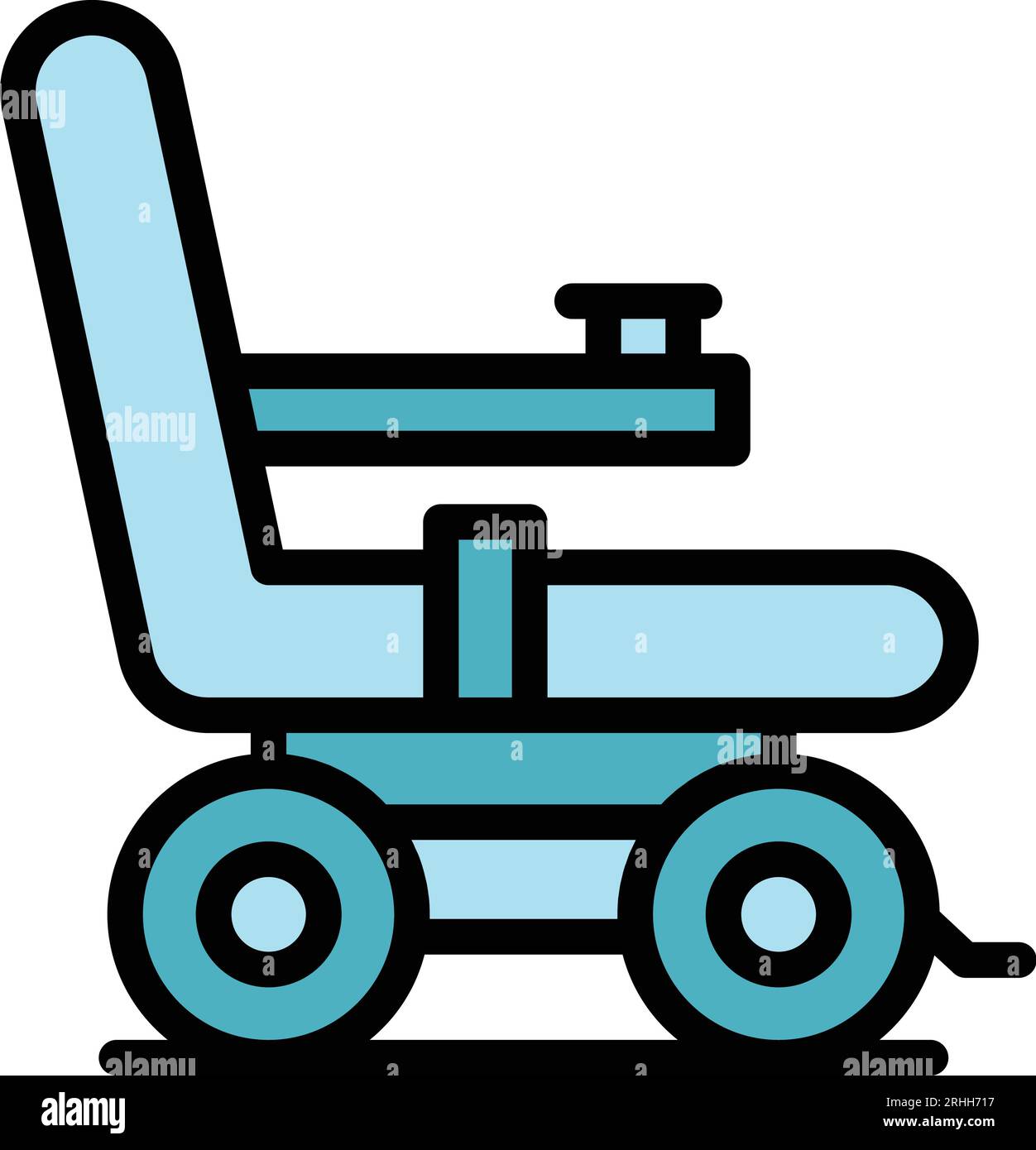 Powered chair Stock Vector Images - Alamy