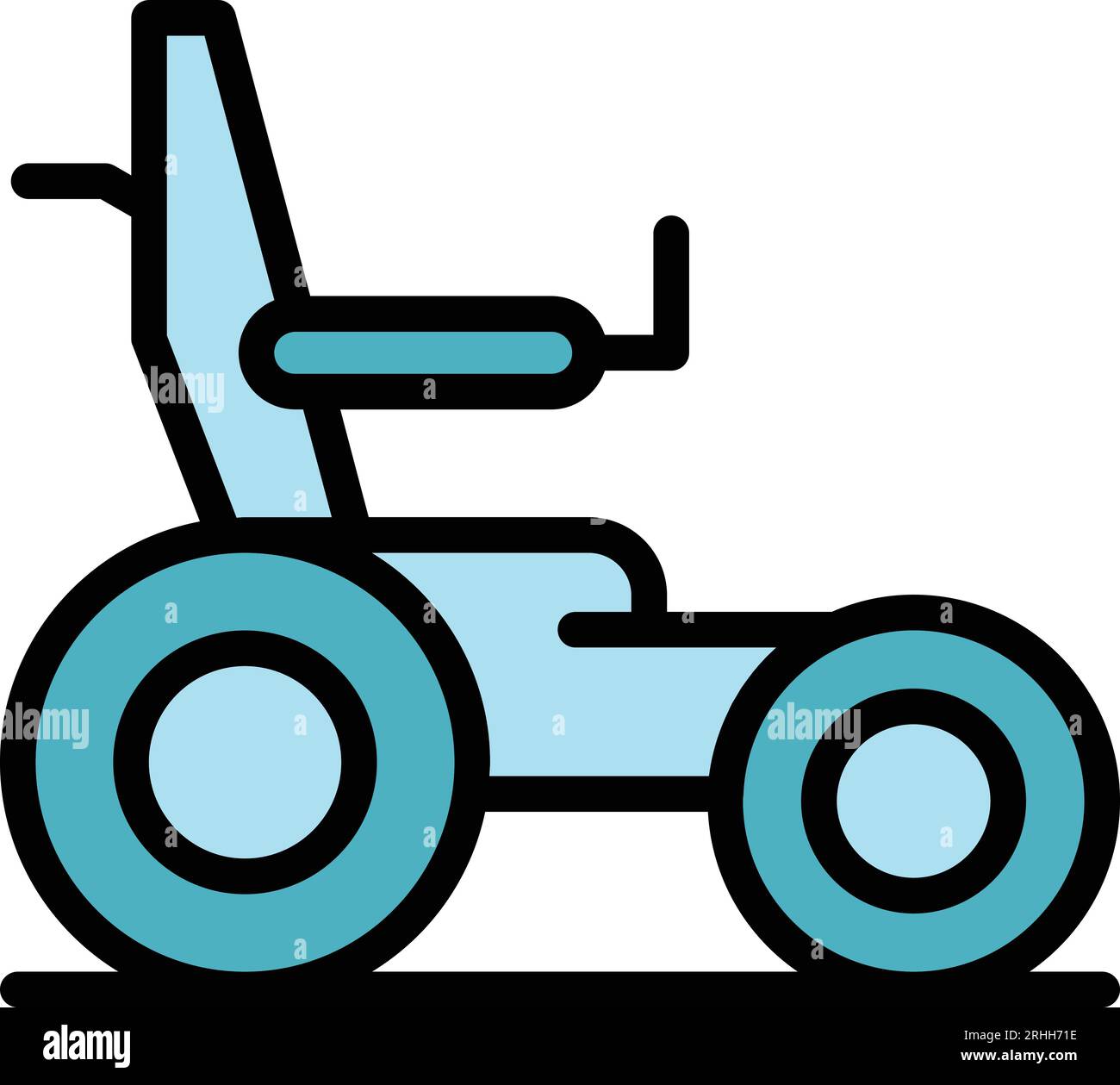 Powered chair Stock Vector Images - Alamy
