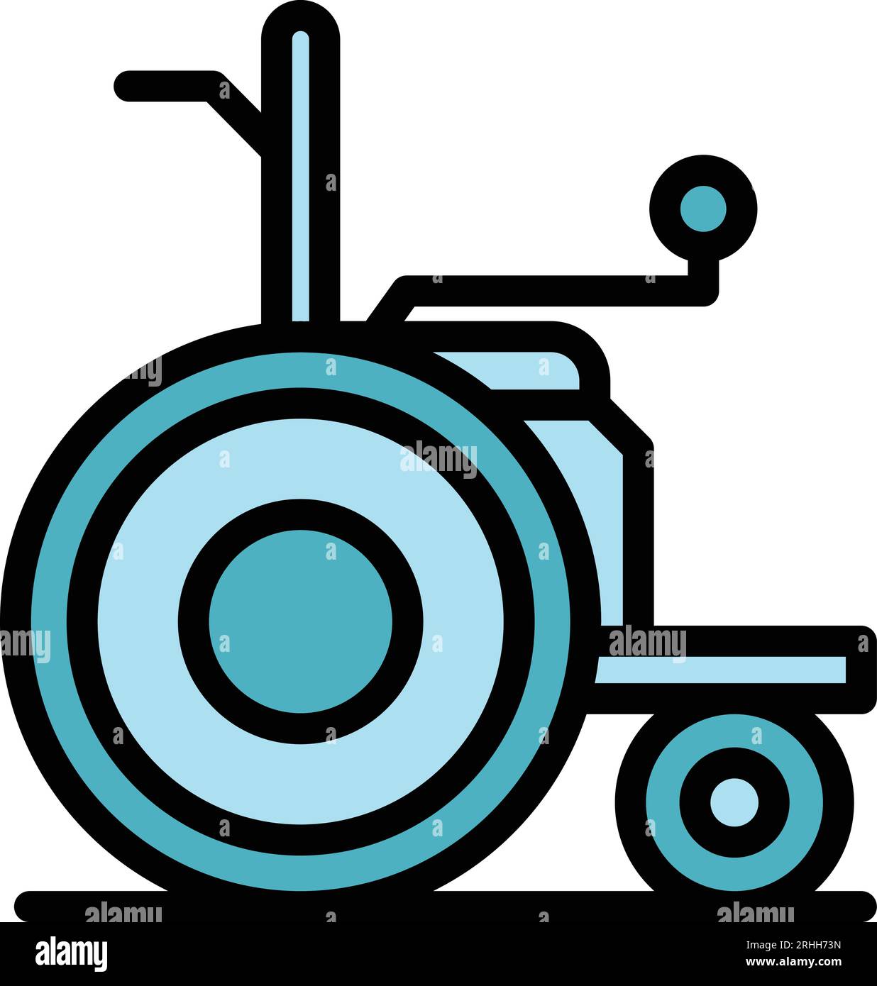 Powered chair Stock Vector Images - Alamy