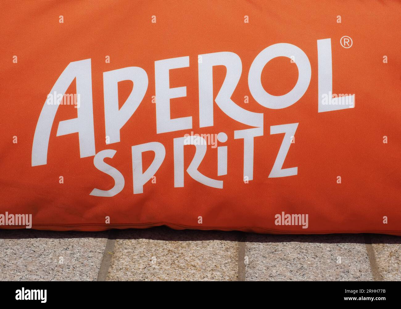 LONDON, UK - JUNE 07, 2023: Aperol spritz bar sign Stock Photo - Alamy
