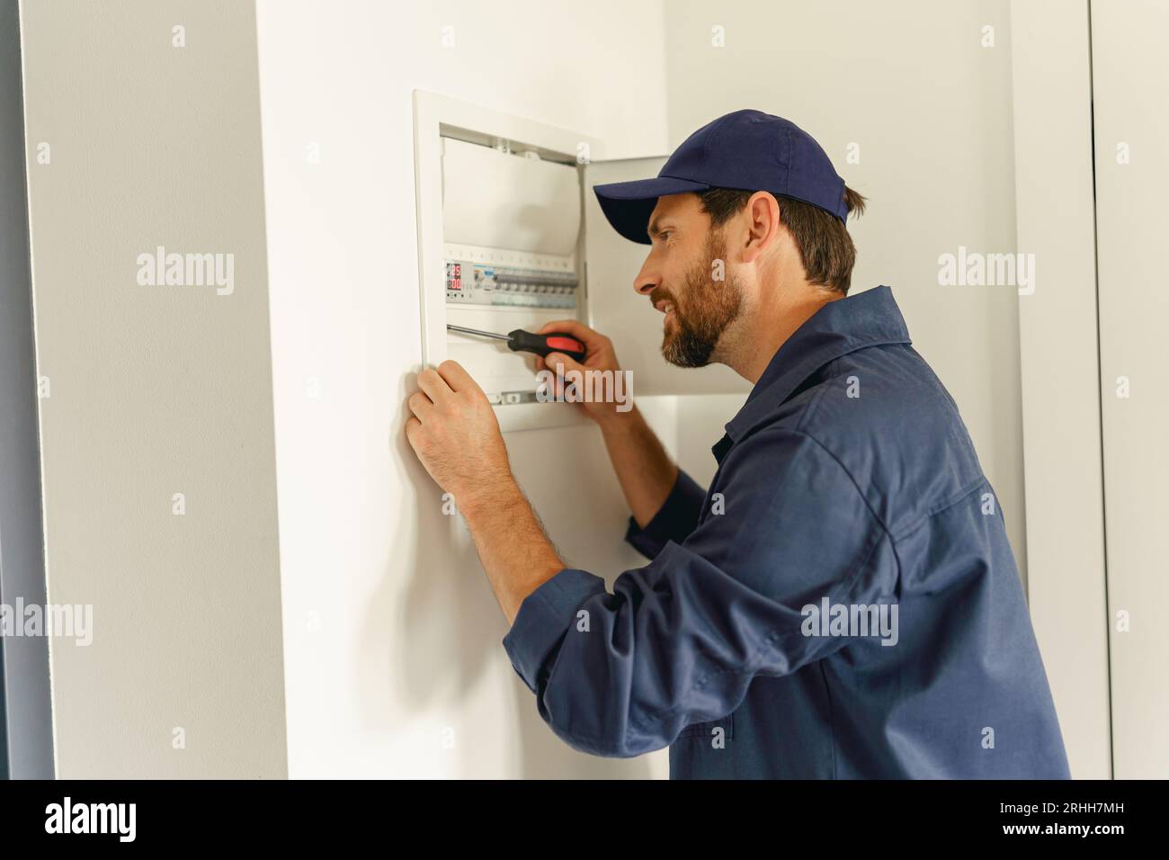 Electricity distribution system in houses hi-res stock photography and ...