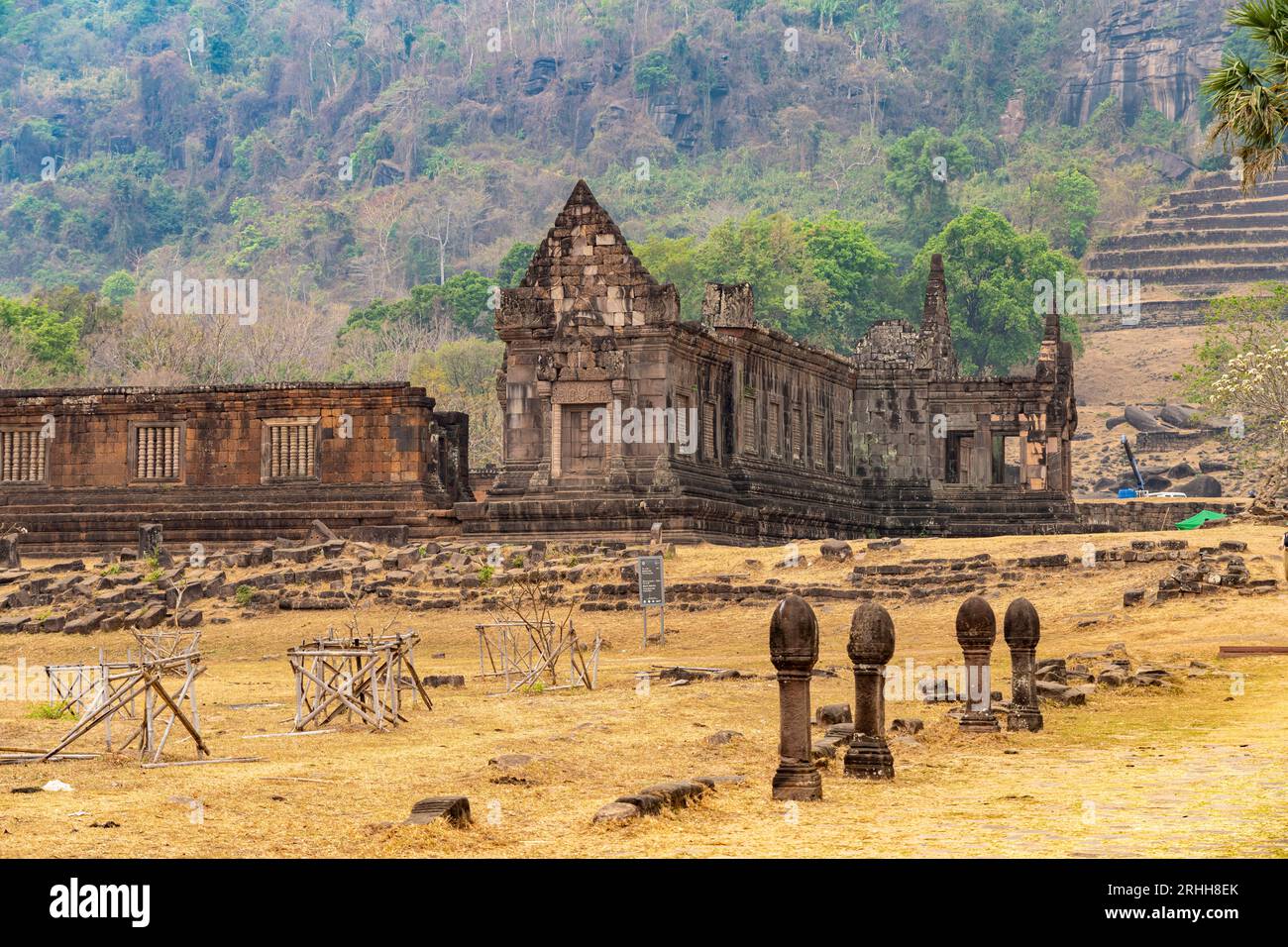 Champasak palace hi-res stock photography and images - Alamy