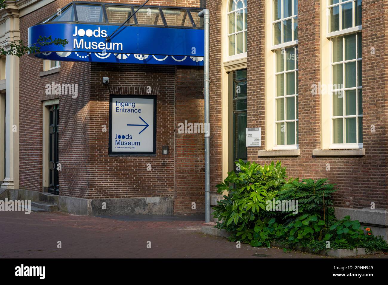 Amsterdam, The Netherlands, 16.08.2023, Exterior of Jewish Museum ...