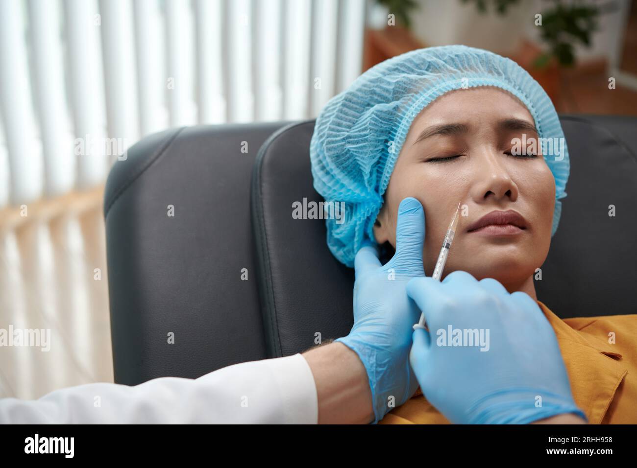Nasolabial fold injection hi-res stock photography and images - Alamy