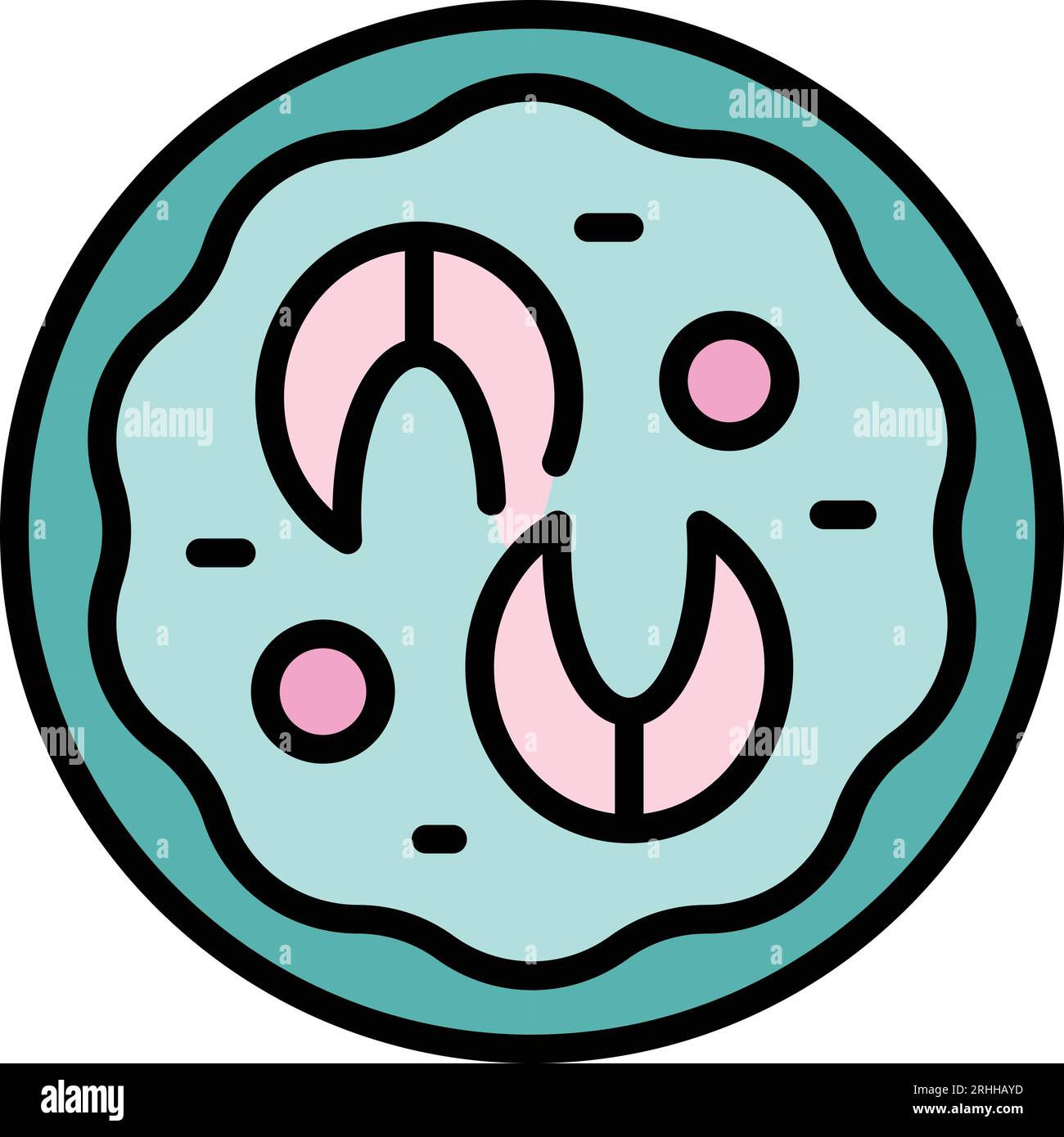 Caribbean fish icon outline vector. Peri food. Ceviche dish color flat ...