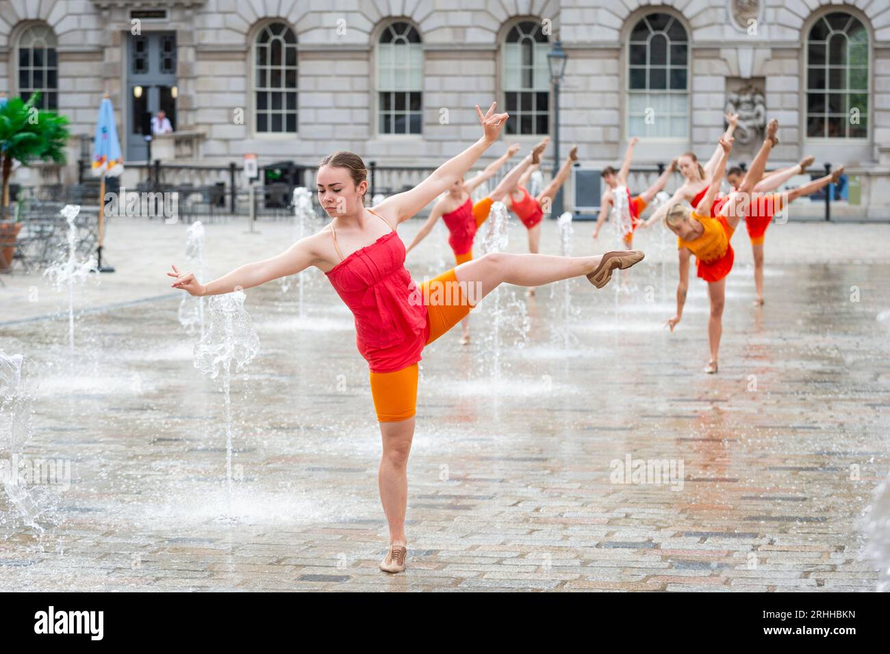 London, UK. 17 August 2023. Dancers from Shobana Jeyasingh Dance ...