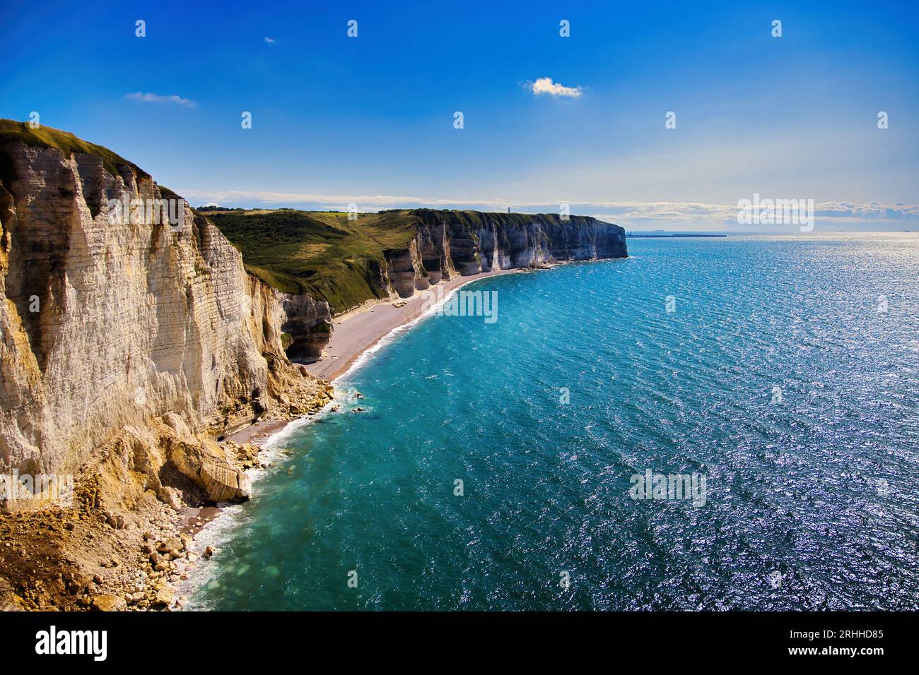 Etretat - Cap d Antifer Stock Photo - Alamy