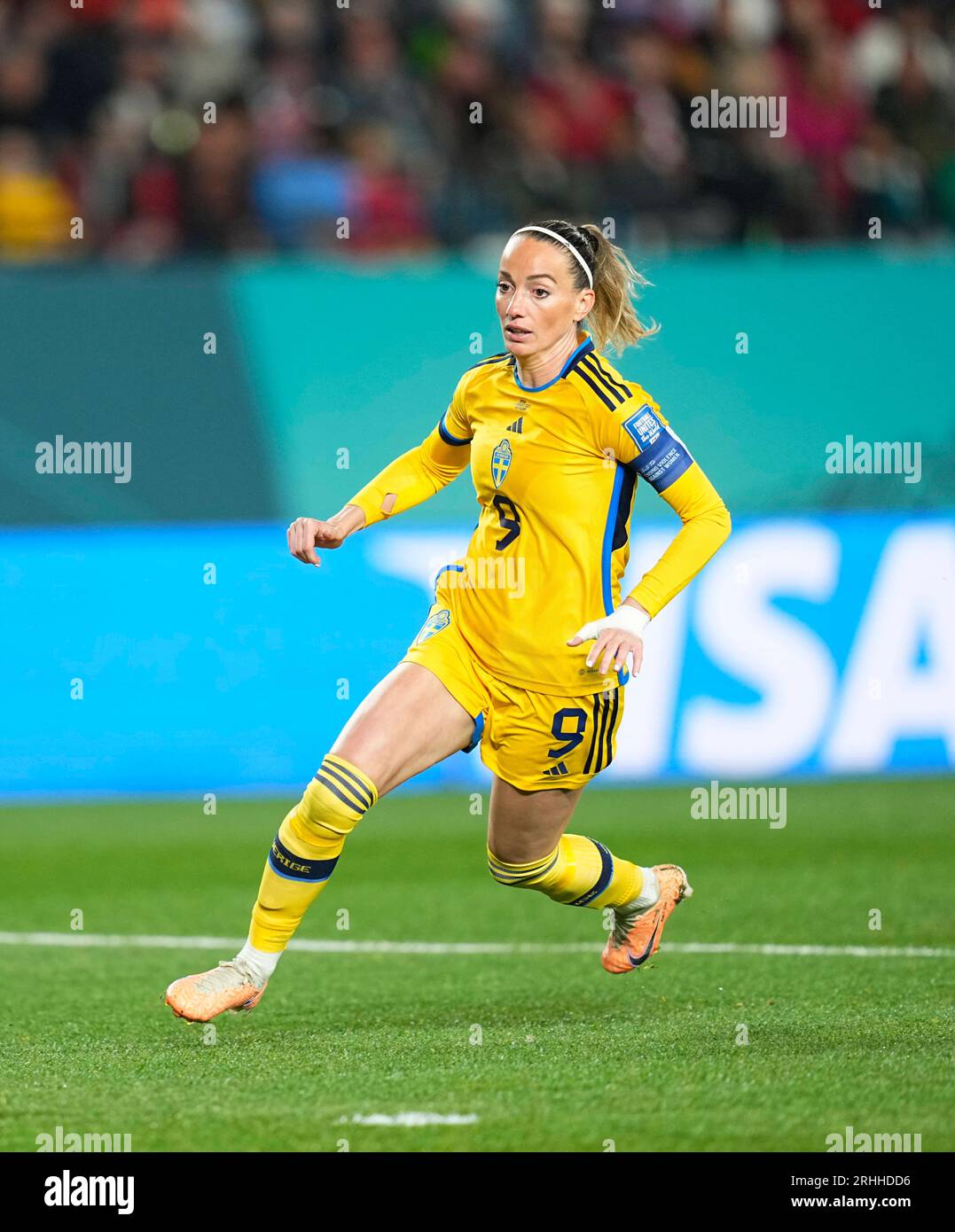 August 15 2023: Kosovare Asllani (Sweden) looks on during a FiFA Womens ...