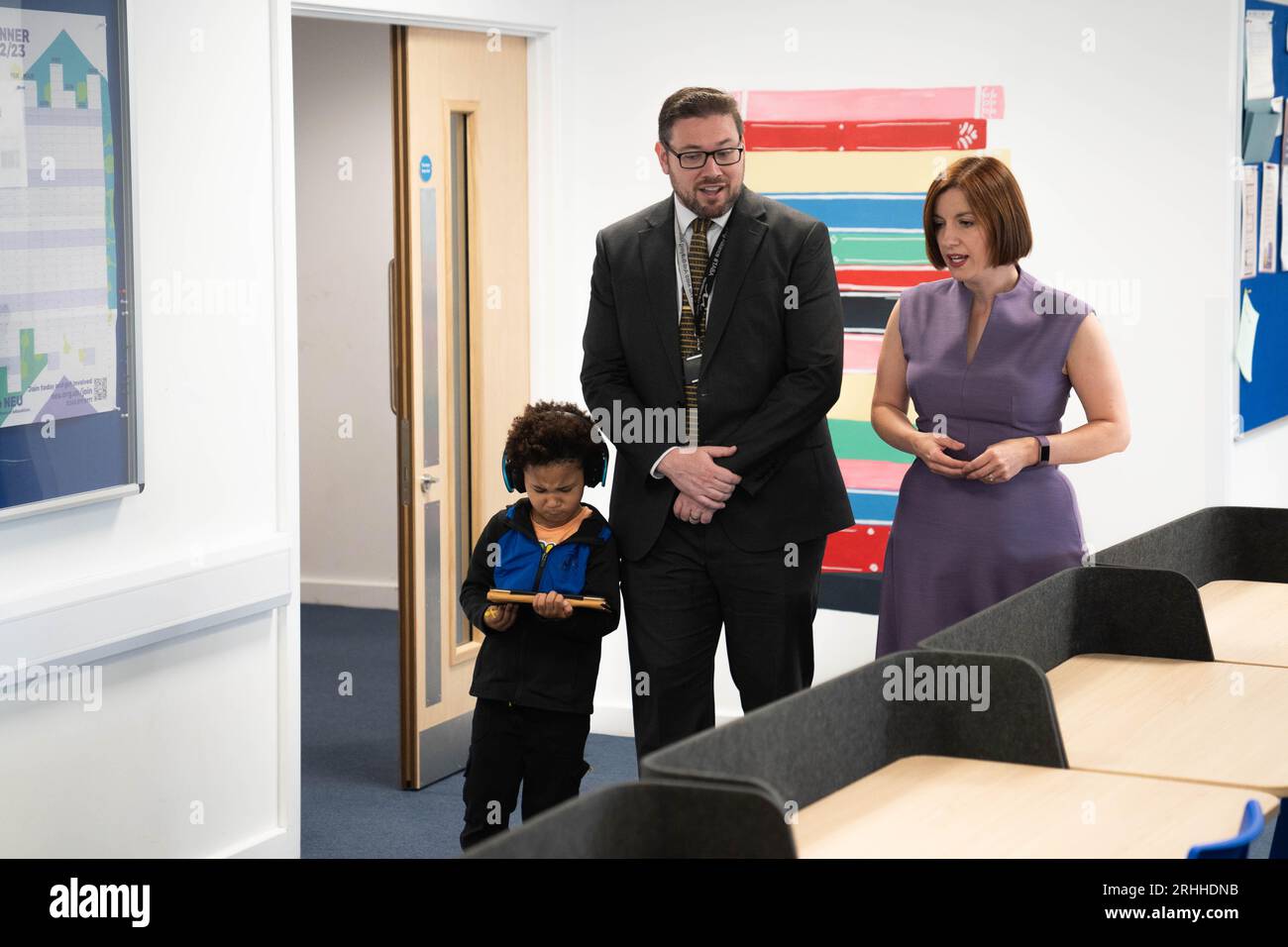 Labour shadow education secretary Bridget Phillipson with deputy ...