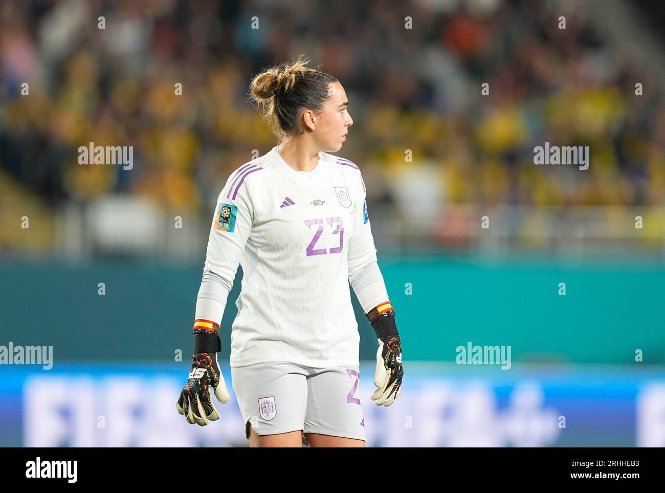 August 15 2023: Cata Coll (Spain) looks on during a FiFA Womens World ...