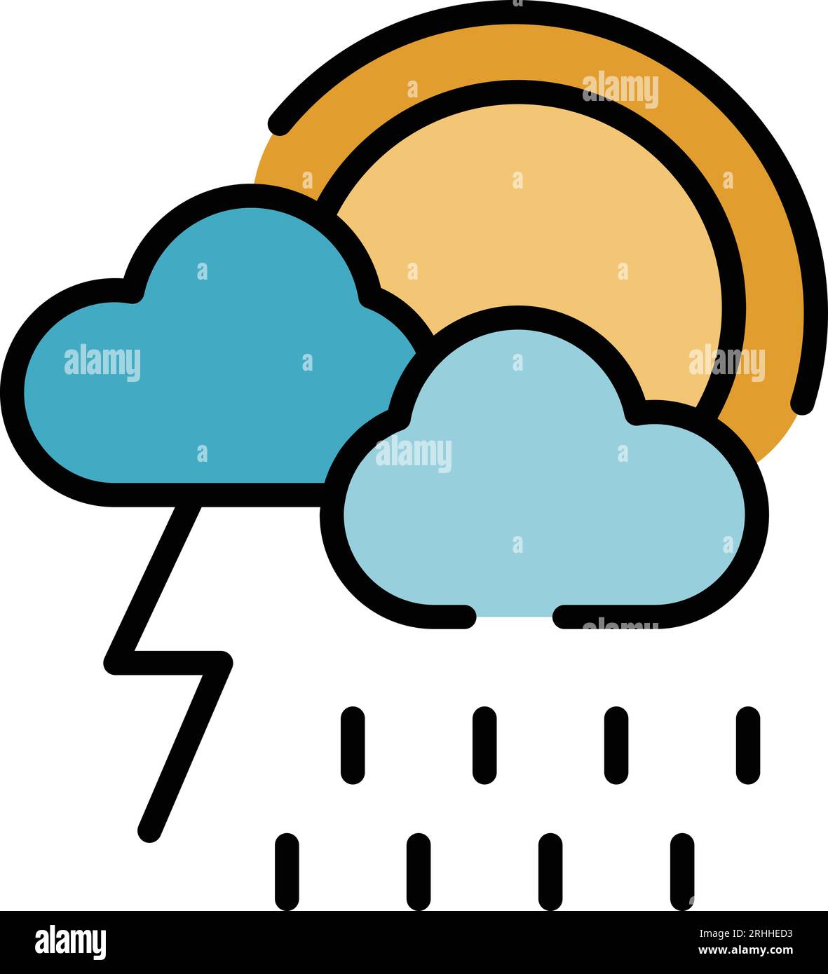 Emotion icon outline vector. Mental health. Mind training color flat ...