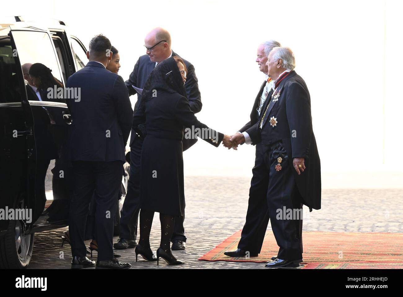 Rome, Italy. 17th Aug, 2023. The family of Andry Rajoelina, President ...