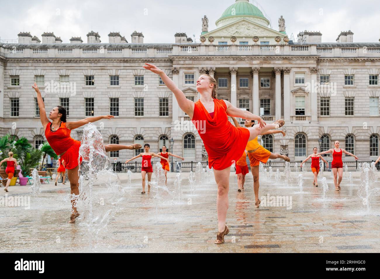 London, UK. 17th Aug, 2023. Dancers from Shobana Jeyasingh Dance ...