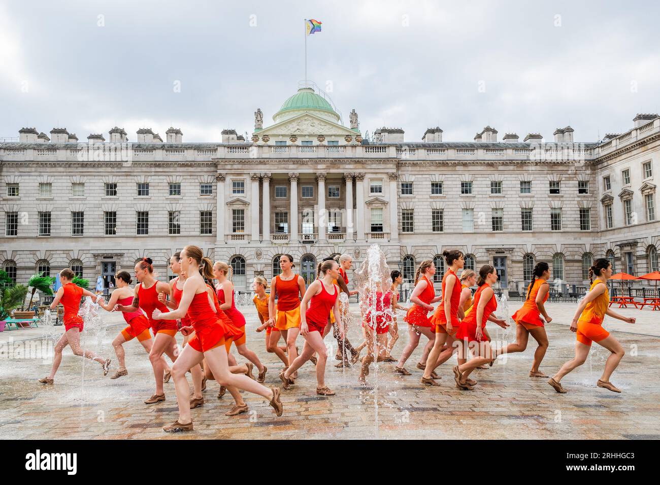 London, UK. 17th Aug, 2023. Dancers from Shobana Jeyasingh Dance ...