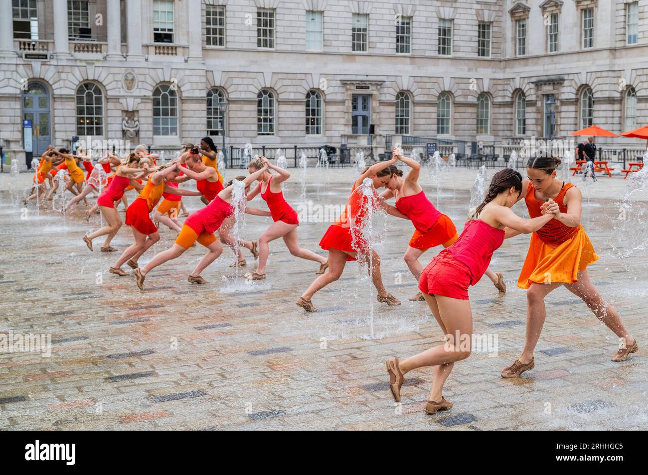 London, UK. 17th Aug, 2023. Dancers from Shobana Jeyasingh Dance ...