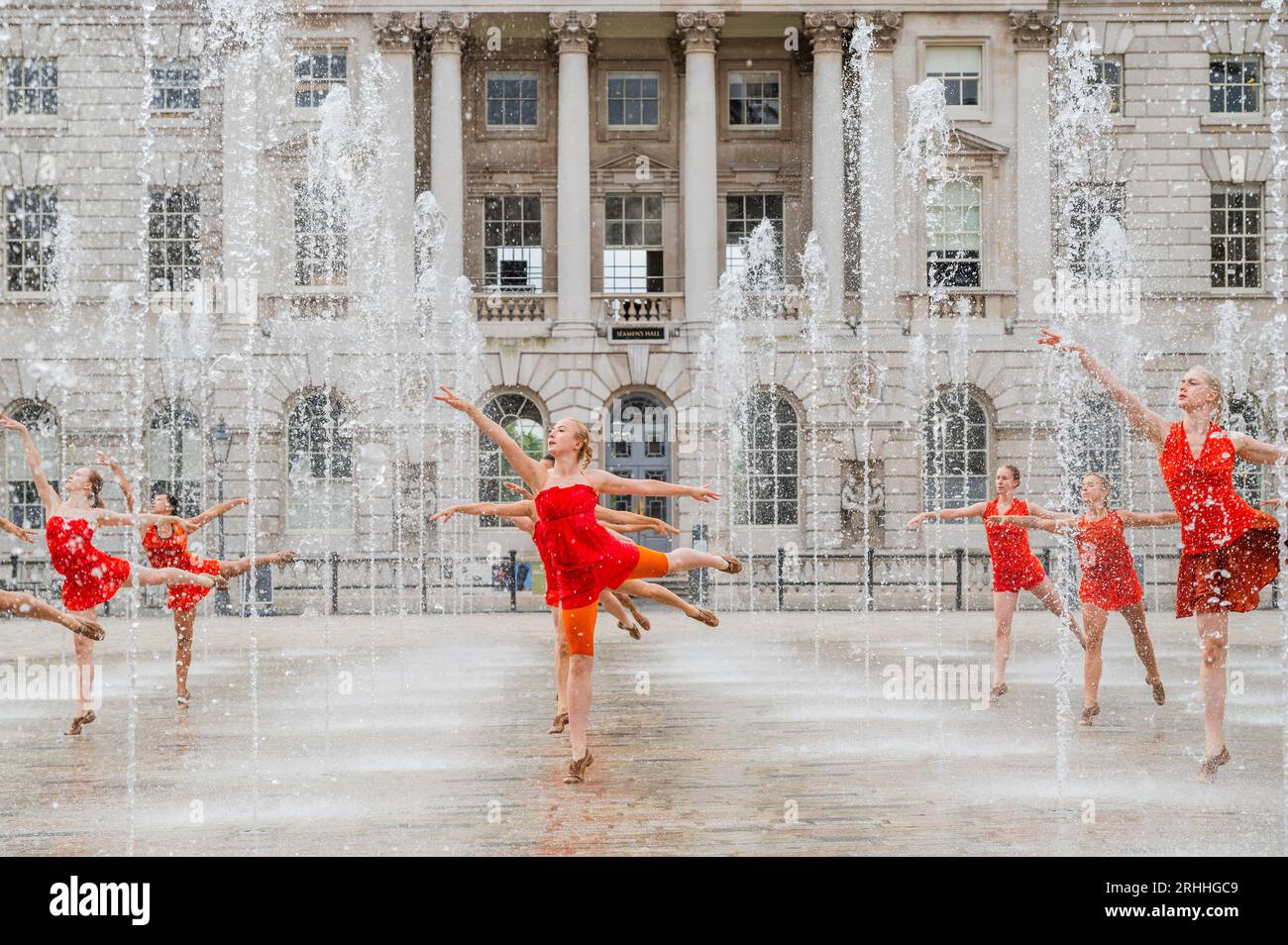 London, UK. 17th Aug, 2023. Dancers from Shobana Jeyasingh Dance ...