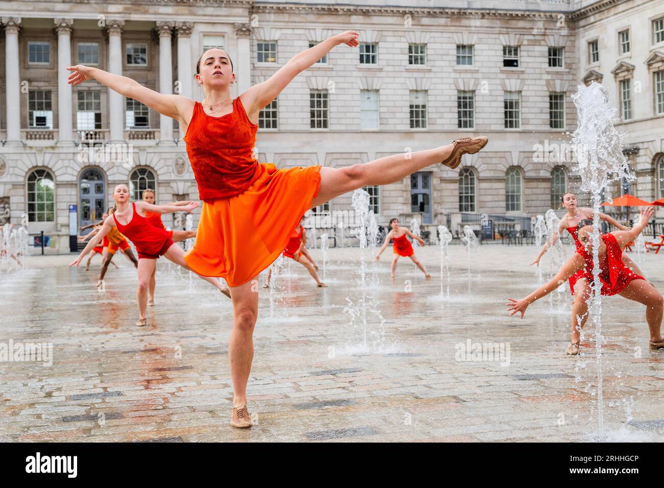 London, UK. 17th Aug, 2023. Dancers from Shobana Jeyasingh Dance ...