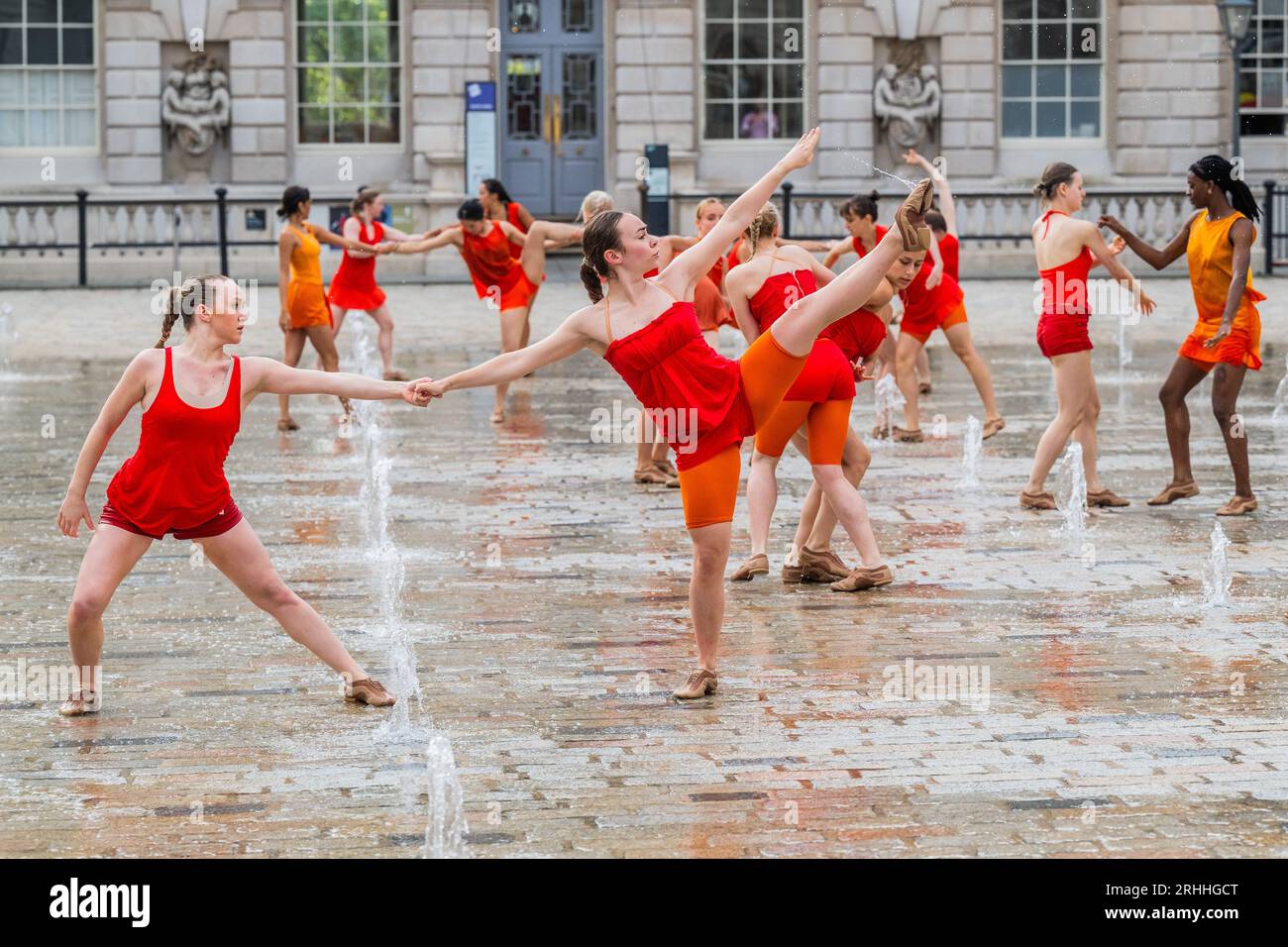 London, UK. 17th Aug, 2023. Dancers from Shobana Jeyasingh Dance ...
