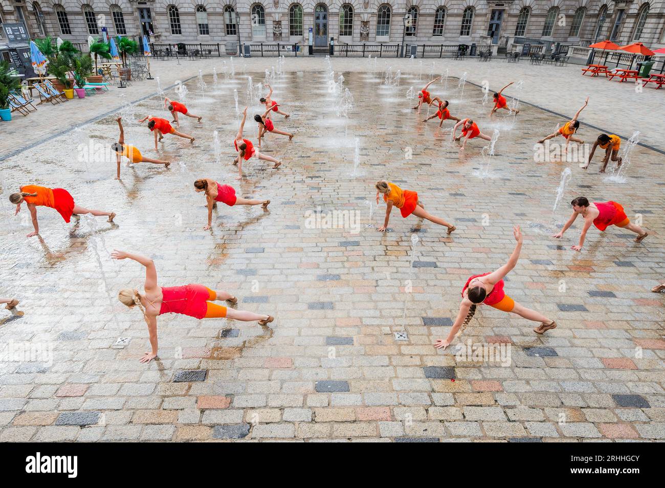 London, UK. 17th Aug, 2023. Dancers from Shobana Jeyasingh Dance ...