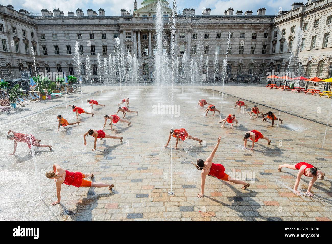 London, UK. 17th Aug, 2023. Dancers from Shobana Jeyasingh Dance ...