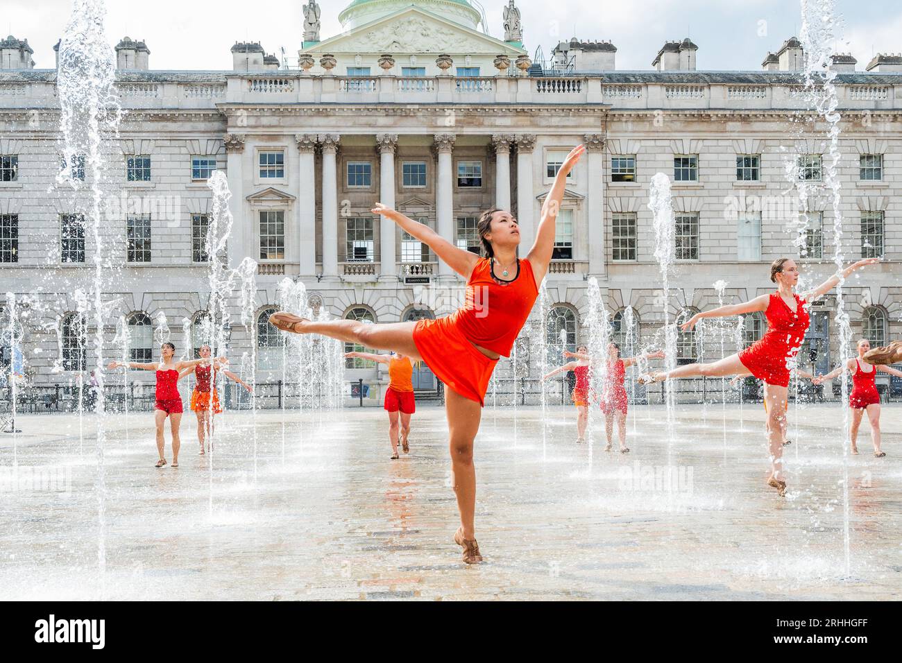 London, UK. 17th Aug, 2023. Dancers from Shobana Jeyasingh Dance ...