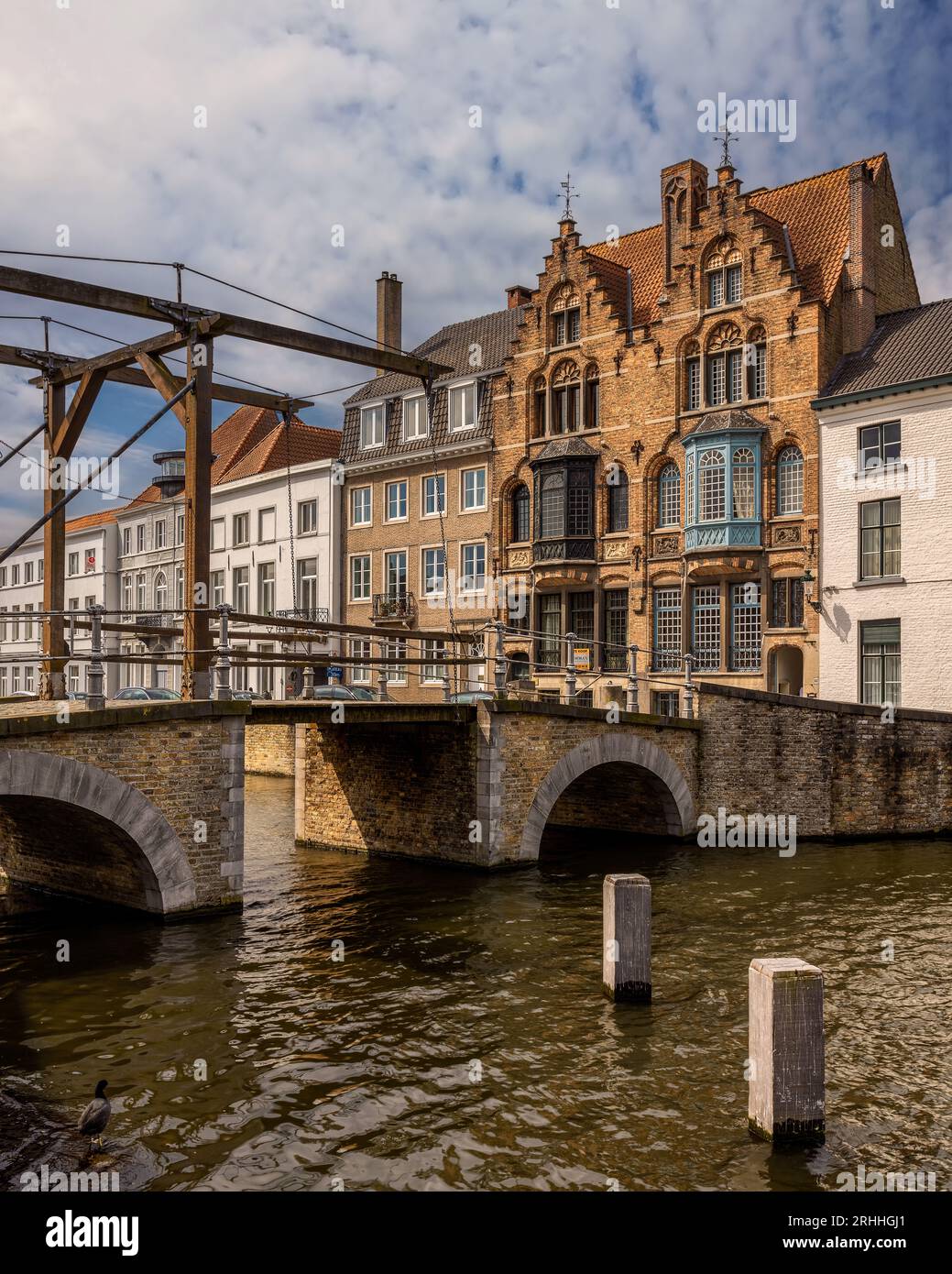 Beautiful city view in Brugges, Belgium Stock Photo - Alamy